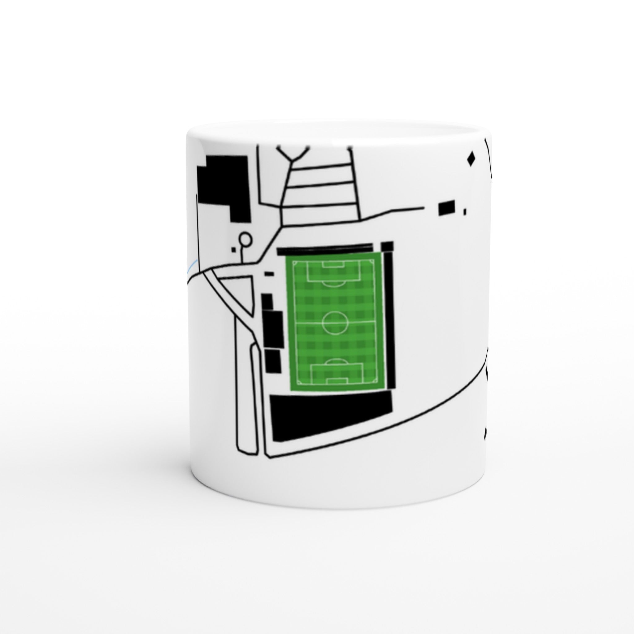 Bromley Hayes Lane Mug - Stadium Map Edition – Ground Designs